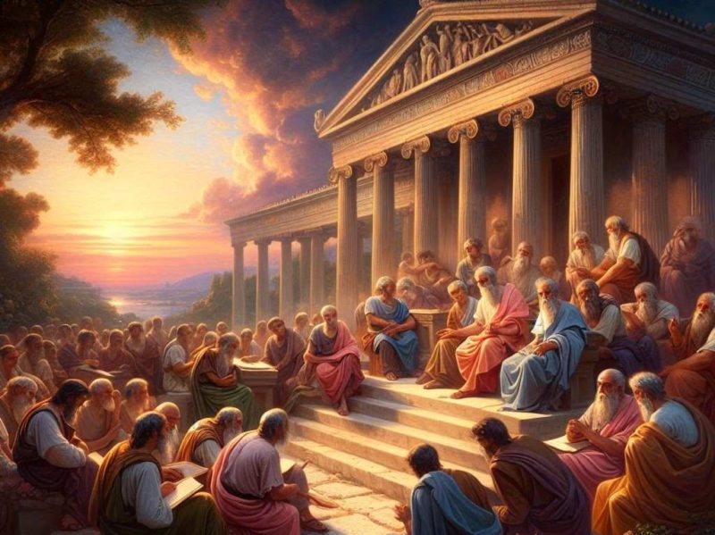 Platón y sus discípulos | @qtorb x Albert